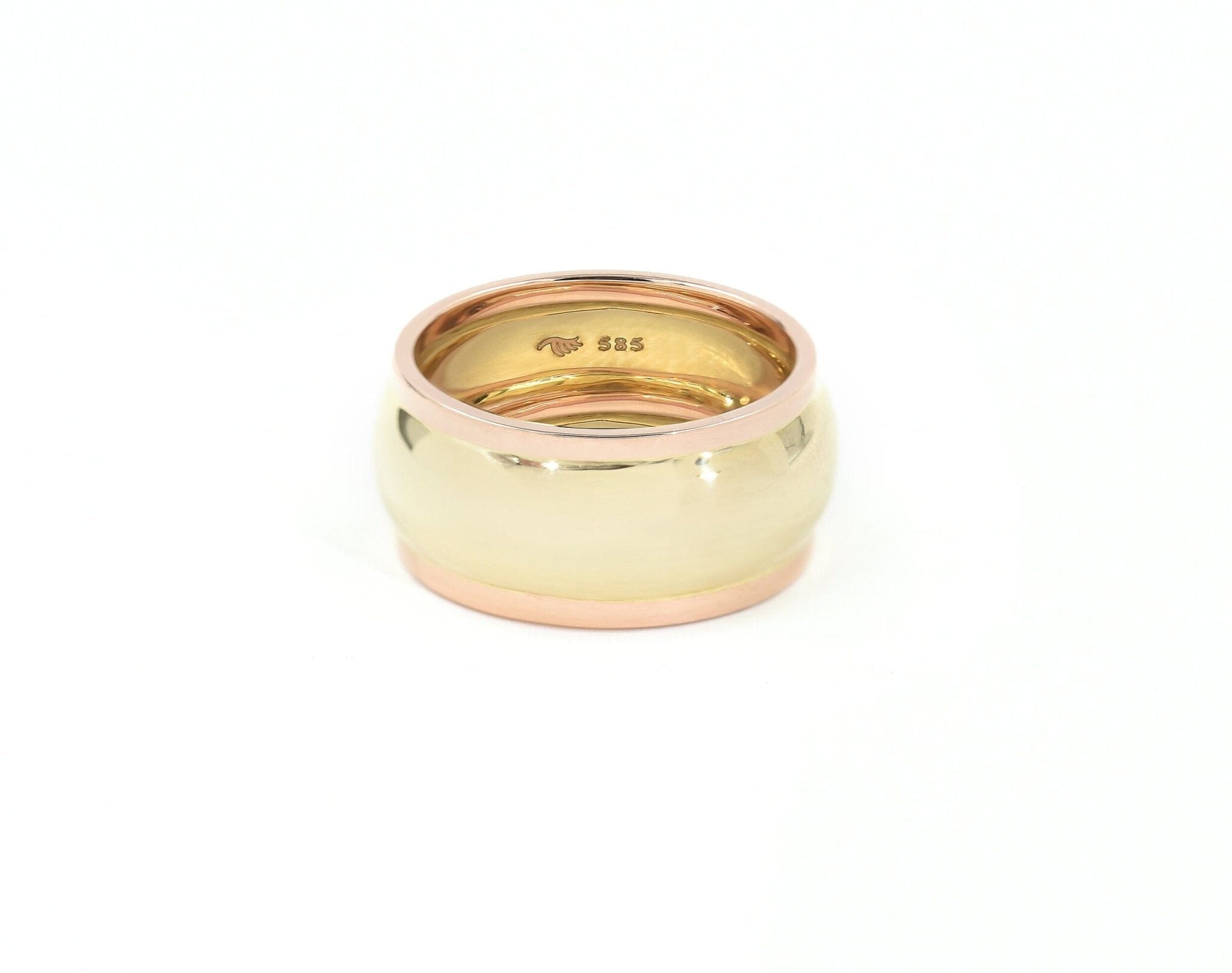 Mixed Metals Gold Donut Band – BONDEYE JEWELRY